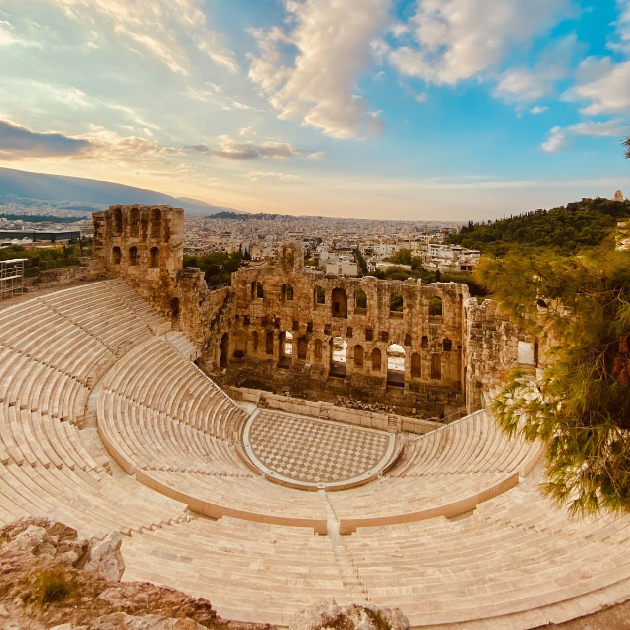 Greece Stadium Parthenon